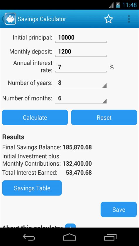 Financial Calculators Free Application Sur Amazon Appstore