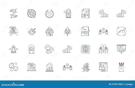 Estimate And Measure Line Icons Collection Assessment Calculation Gauge Quantify Analyze
