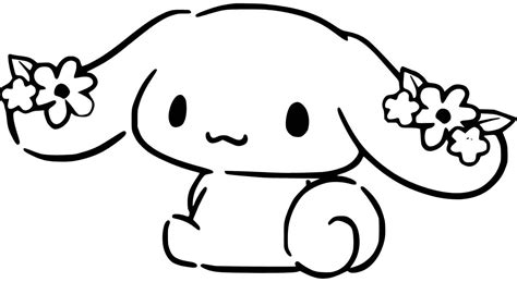 Dibujar Cinnamoroll Con Flores Para Colorear Imprimir E Dibujar