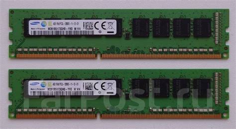 Серверная оперативная память samsung ddr3 8Гб 1600 МГц 8 гб б у в