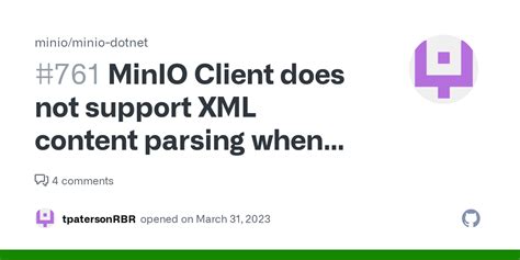 MinIO Client Does Not Support XML Content Parsing When Namespace Not Stated In The Content