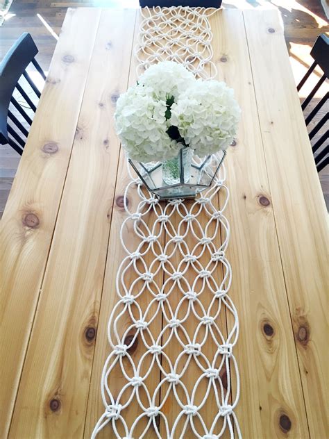 DIY Macrame Table Runner The Urban Acres
