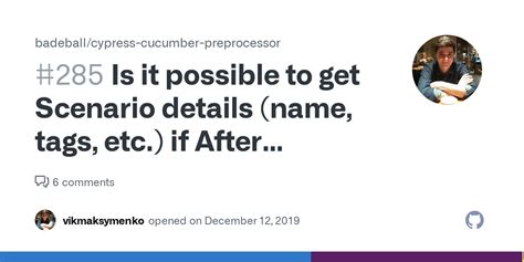 is it possible to get scenario details name tags etc if after