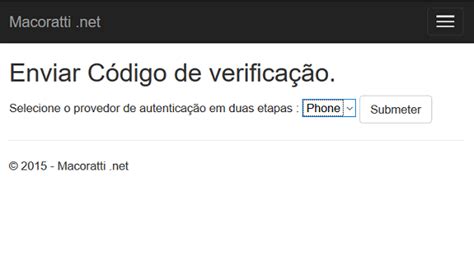 ASP NET Two Factor Authentication Com SMS Usando ASP NET Identity