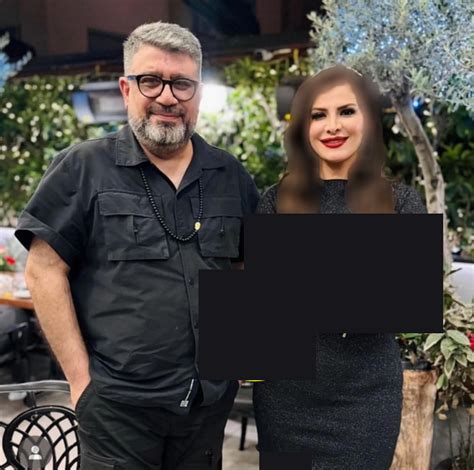 عکس جنجالی رضا رشیدپور با خانم بی حجاب این زن زیبا کنار مجری ایرانی