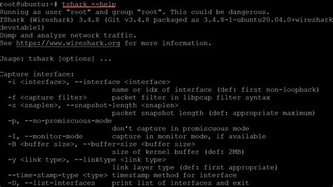 network troubleshooting from the command line with tshark