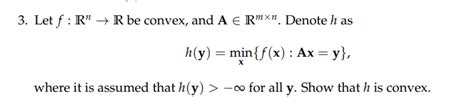 Solved 15 Points Let C CR Be A Convex Set A Function F Chegg Com