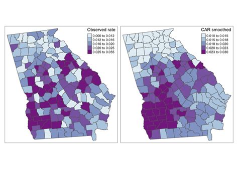 Week 6 Disease Mapping Iii Introduction To Fully Bayesian Mapping Epi 563 Spatial
