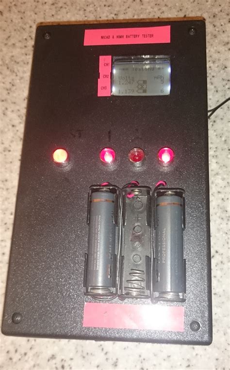 Arduino Nimh Battery Tester Update Adrians Electronics Blog
