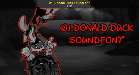Wi Donald Duck Soundfont Modding Tool For Friday Night Funkin Fnf
