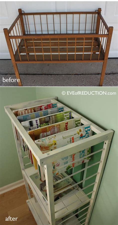 Crib Repurposed Into Furniture Ideas