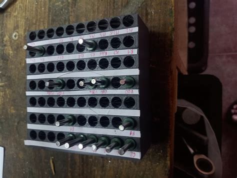 CNC bits holder organizer by PaŠe Download free STL model Printables com