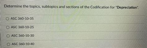 Solved Determine The Topics Subtopics And Sections Of The