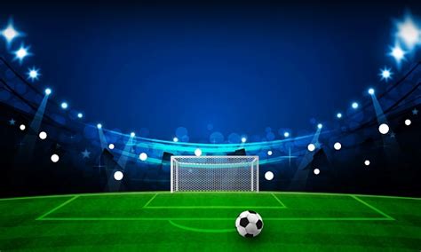 축구 경기장 필드 와 밝은 경기장 조명 벡터 디자인 벡터 조명 Championship에 대한 스톡 벡터 아트 및 기타 이미지 Championship 경기장 경쟁