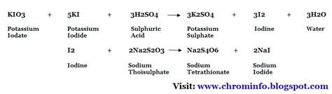 Chrominfo Preparation And Standardization Of 01 N Sodium Thiosulphate