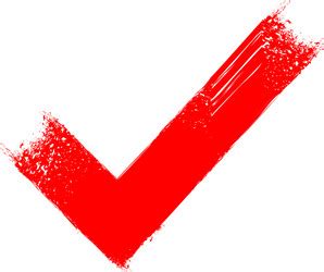 Red Tick Box Vector Images Over