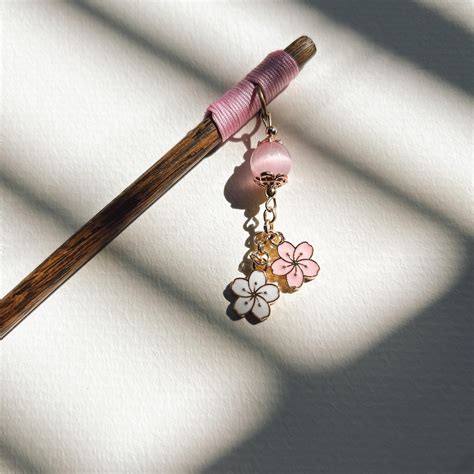Sakura Handmade Japanese Hair Sticktraditional Japanese Kanzashihair