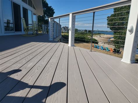 Cable Rails Timbertech Azek Deck Sbc Cedar Shingle Siding In Mattapoisett Ma Deck Boston