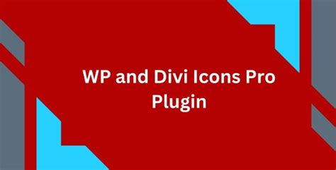 wp and divi icons pro plugin