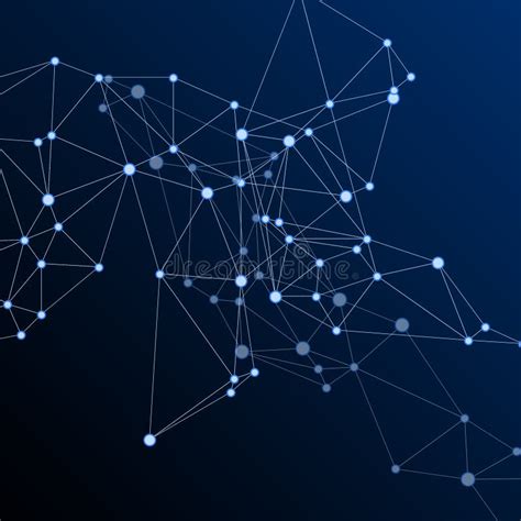 Gometric Plexus Structure Cybernetic Concept Stock Vector Illustration Of Line Concept