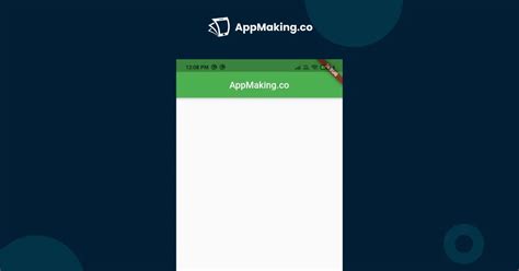 flutter appbar tutorial with multiple examples