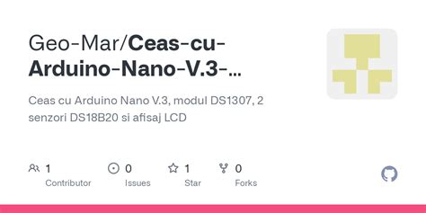 Ceas Cu Arduino Nano V 3 Modul Ds1307 2 Senzori Ds18b20 Si Afisaj Lcd Ceas Ds1307 Si 2 Senzori