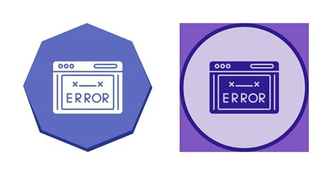 Icono De Vector De Código De Error 29831437 Vector En Vecteezy