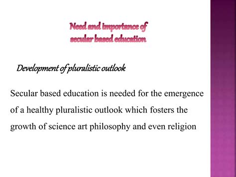 Education For Secularism Ppt