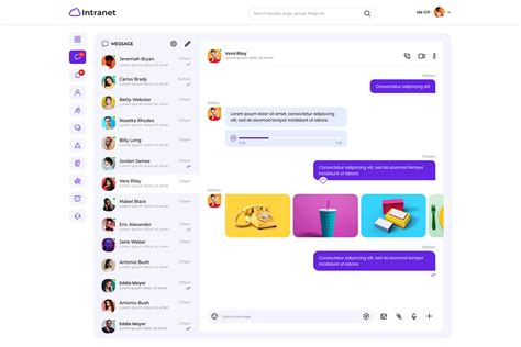 Message Dashboard On Behance