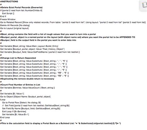 Filemaker Rough Lists To Portals And Back The Irenabyss Gallery