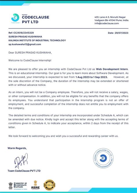 Suresh Prasad Kushwaha On Linkedin Connections Intern