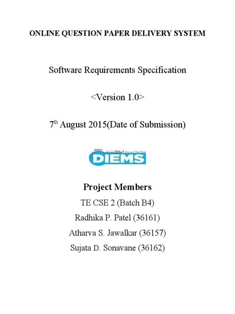 Srs Format Pdf Ajax Programming Databases