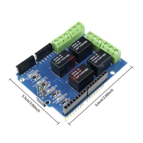 Arduino Channel Relay Shield Module DC V High Quality Clone High Quality Buy Online