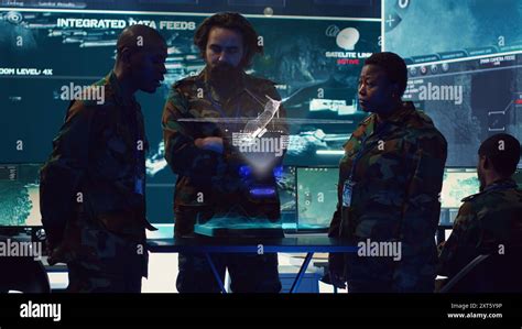 Army Specialists Using Ar Missile Defense System Specifically Designed And Built To Intercept