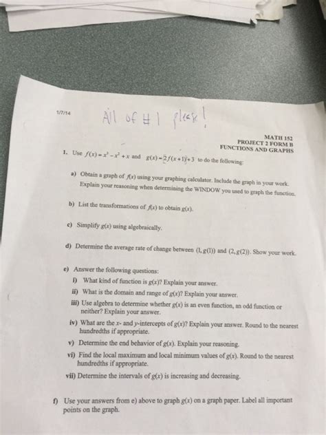 solved al of math 152 project 2 formeb functions and graphs