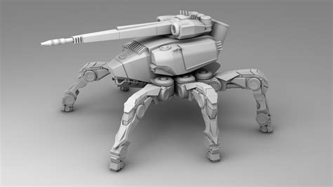 3d Robot Spider Model Turbosquid 1668258