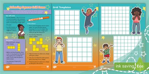 👉 Colouring Squares Grid Game