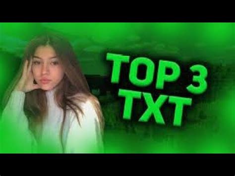 TOP 3 TXT 1 8 SEXY GUI ARIVI KITHC CRAFTCORE YouTube