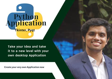 Write Applications For You Using Tkinter Or Pyqt With Database