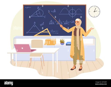 An Instructor Explains Geometry Topics Such As Angles And Trigonometric Functions In A Well