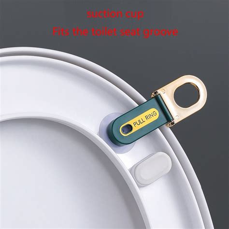 Badu Bg Повдигач на капака на тоалетната чиния Творчески многофункционален пръстен за издърпване