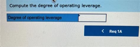 solved exercise 5 15 algo operating leverage [lo5 1