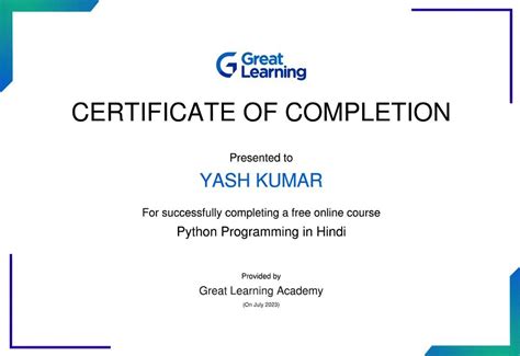 Yash Kumar On Linkedin Pythonprogramming Certificateachievement