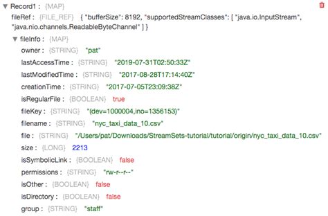 Directory Origin For Streamsets Need Only The Filename To Pass Stack Overflow
