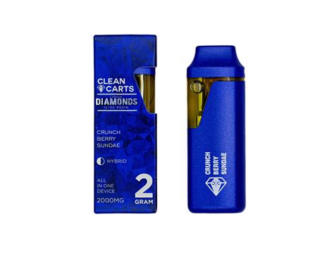 Clean Carts Disposable Rechargeable Vape Carts Liquid Diamonds