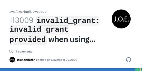 `invalidgrant Invalid Grant Provided` When Using Aws Identity Center