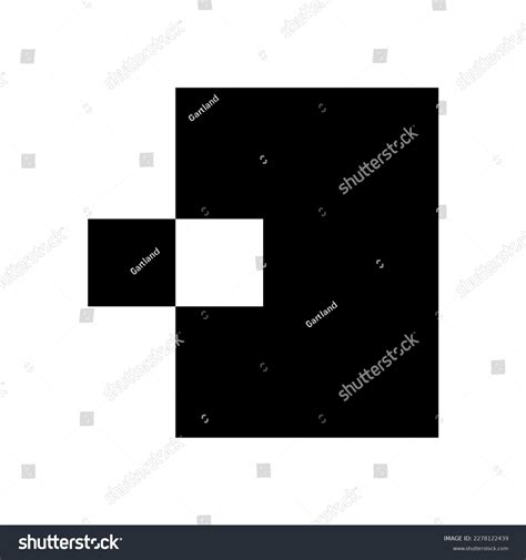 Monochrome Vector Graphic Black Rectangle Square Stock Vector Royalty Free 2278122439