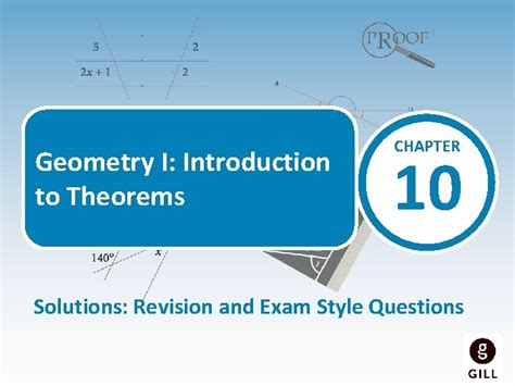 Geometry I Introduction To Theorems Chapter 10 Solutions
