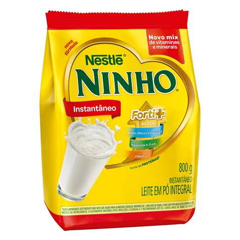 Leite PÓ InstantÂneo Integral Ninho Lata 380g GrÁtis 10 Gtineanupc