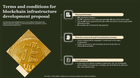 Terms And Conditions For Blockchain Infrastructure Development Proposal